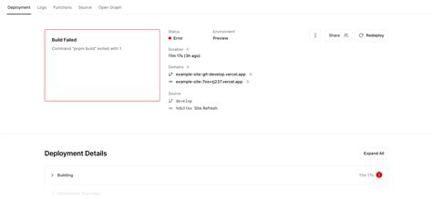 Troubleshooting Build Errors
