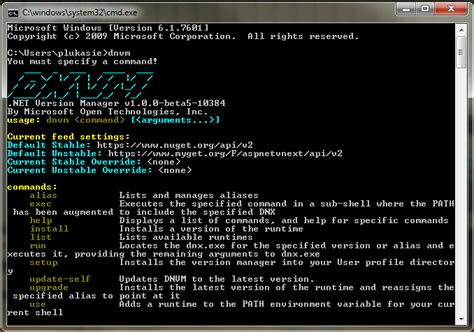 Aspnet Core Dnvm Dnx Dnu