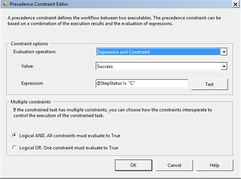Ssis Execute Sql Server Agent Jobpackage Based On Status Of Other Packages Stack Overflow