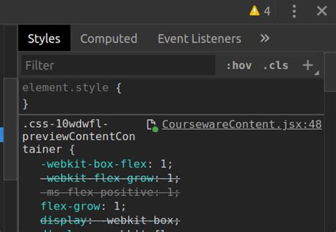 How Can I Find The Corresponding Tag Of My Styles · Issue 990