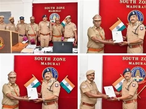 துரிதமாக செயல்பட்ட காவலர்களை பாராட்டிய தென்மண்டல ஐஜி