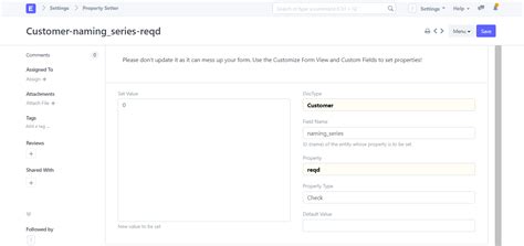 Disable Mandatory Field For Standard Field Erpnext Frappe Forum