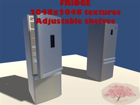 Fridge 3d 전자제품 Unity Asset Store