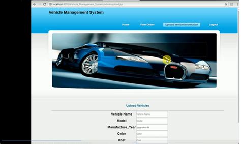 Vehicle Management System Java Project 1000 Projects