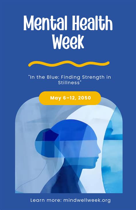 Free Mental Health Poster Templates Editable And Printable