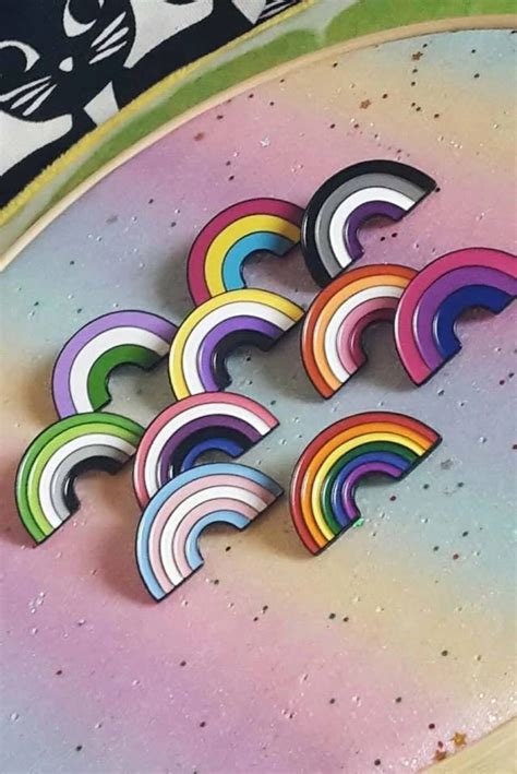 Rainbow Enamel Pins Lgbt Pins Bisexual Pin Pansexual Pin Etsy Ireland