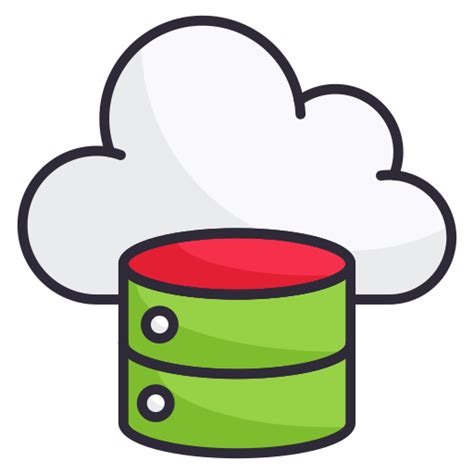 Cloud Database Generic Color Lineal Color Icon