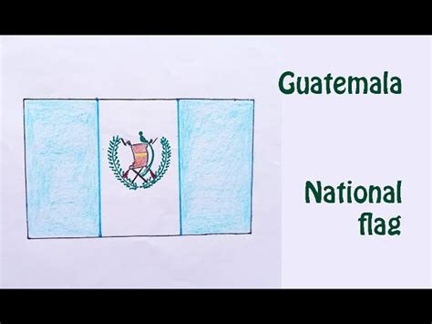 Coloring Flag Of Guatemala Guatemala Flag Vector Art Png Guatemala