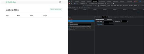 User Credentials Exposed On Request Payload Issue Brmodeloweb Brmodelo App GitHub
