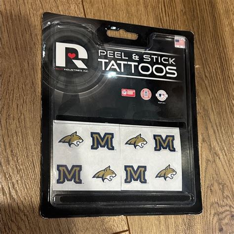 Skincare Nwt Montana State Bobcats Peel And Stick Tattoos Poshmark