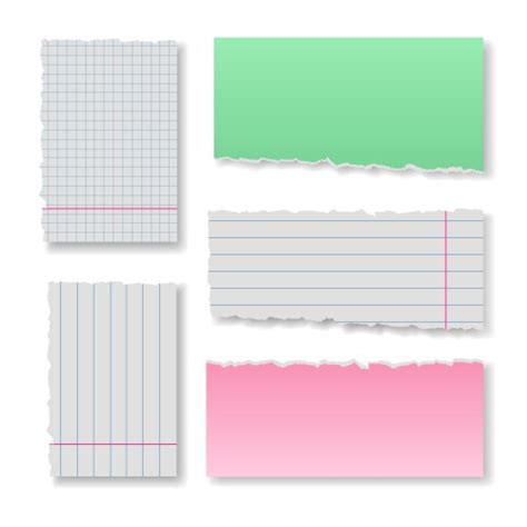 Note Paper Royalty Free Vector Image VectorStock