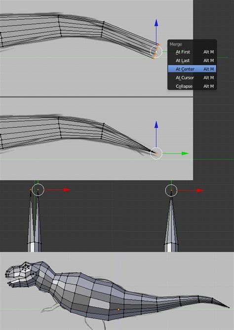 Modeling Uvmapping And Texturing A Low Poly T Rex In Blender Part