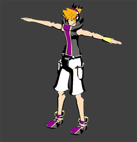 3d Model Of Neku Rtwewy