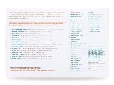 Arduino Starter Kit Swift Berry