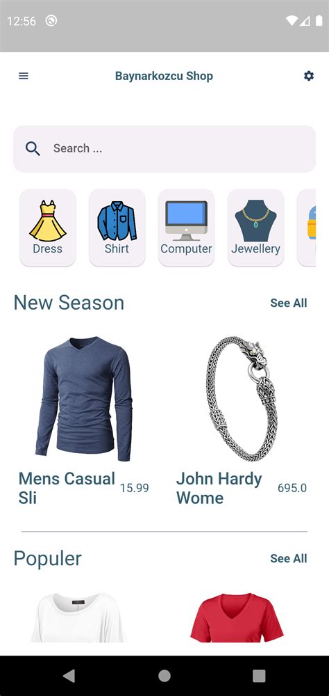 Github Baynarkozcufluttershopappdesign