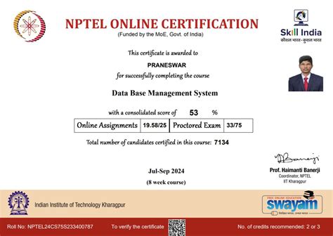Praneswar G On Linkedin Databasemanagement Relationalalgebra Erdiagrams Nptel Learningjourney