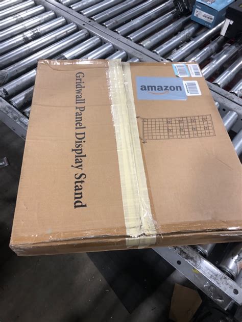 Ahowpd Gridwall Panel Display Stand Rack Heavy Duty Movable Wire Gridwall Display Racks With