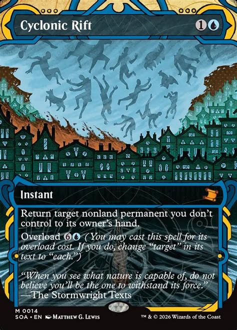 Cyclonic Rift Borderless Showcase [soa] Block 101 Hobbies Store
