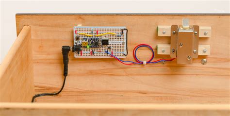 Installation Secret Knock Activated Drawer Lock Adafruit Learning System