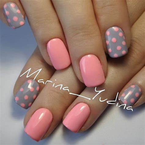 40 Pretty Polka Dots Nail Designs For Creative Juice