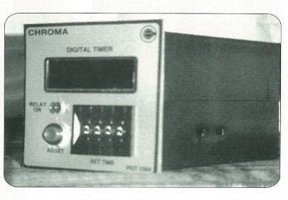 Digital Presettable Timer Digit Red Led Display Seconds Minutes Hours Range