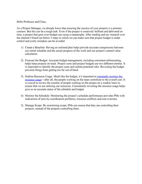 Diss 1 Assignment And Tutorial Work Hello Professor And Class As A Project Manager We