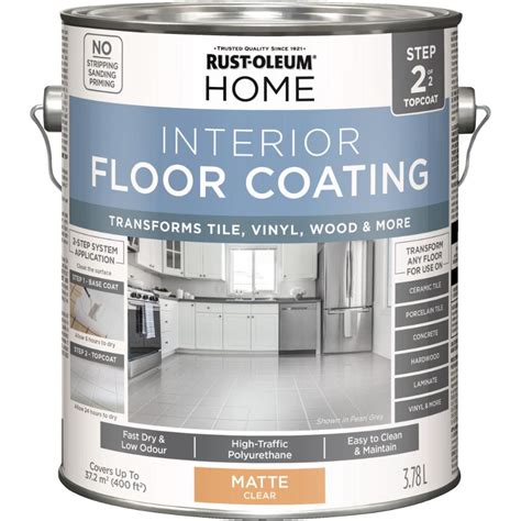 Rust Oleum Interior Floor Coating Topcoat Matte Finish L Weeks Home Hardware