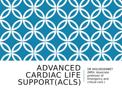 pdf advanced cardiac life support acls