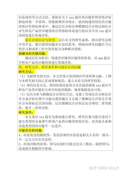 物流管理专业开题报告如何写？供应链管理方向 毕业论文 开题报告 大四学姐 知乎