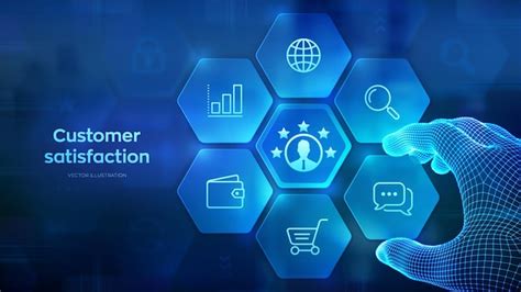 Premium Vector Customer Satisfaction Customer Survey And Feedback Analytics Using Ai And