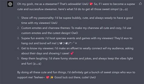 emi エミ artist vtuber on Twitter AINT NO FUCKING WAAAYYYYYYYYYYY UWU CHATGPT GIRL HAHAHAHA