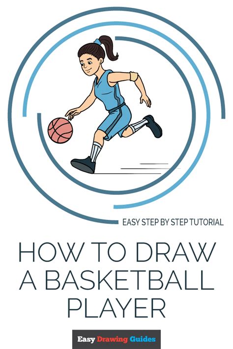How To Draw A Basketball Player Really Easy Drawing Tutorial