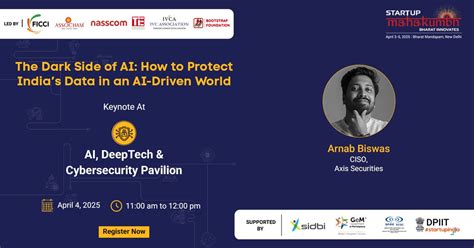 Ai Dataprotection Cybersecurity Aiinindia Techsecurity… Nasscom Deeptech