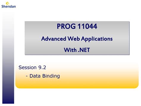 Prog Advanced Web Apps 2242019 Session 92 Data Binding Wendi Jollymore Aces Ppt Download