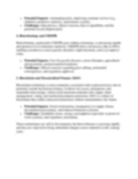 Emerging Technologies Assignment Exams Information And Computer Technology Docsity