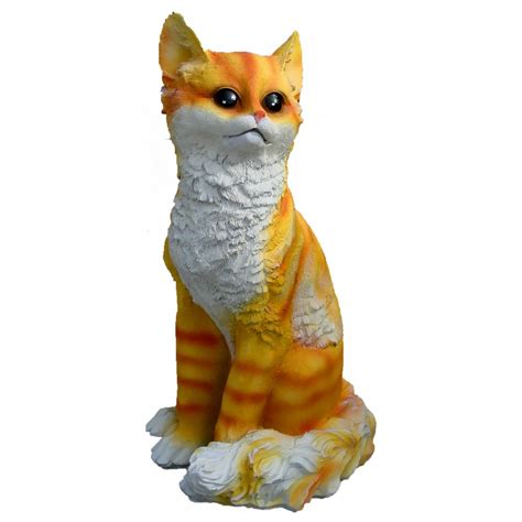 Садовая фигура Кошка сидячая, 37х23 см.