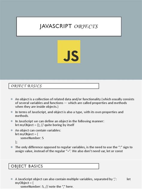 04 Javascriptobjects Pdf Method Computer Programming Class