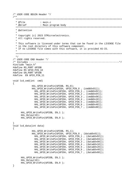 Lcd Interfacing Code Pdf Software Engineering Software