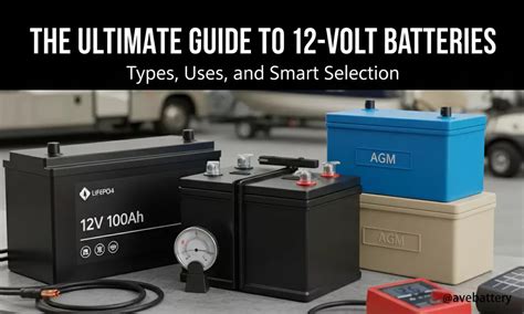 12 Volt Battery Guide Types Uses And How To Choose The Best One