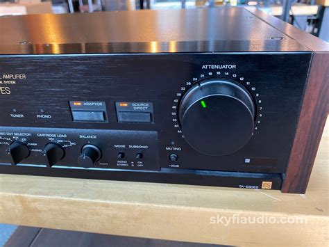 Sony Ta E80es Analog Preamp With Phono Watch Video Skyfi Audio