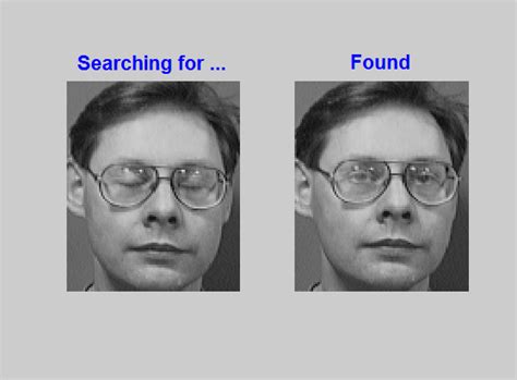 Sample Of A Successful Face Recognition Test On Orl Database