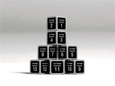 Premium Psd A Cube Tower