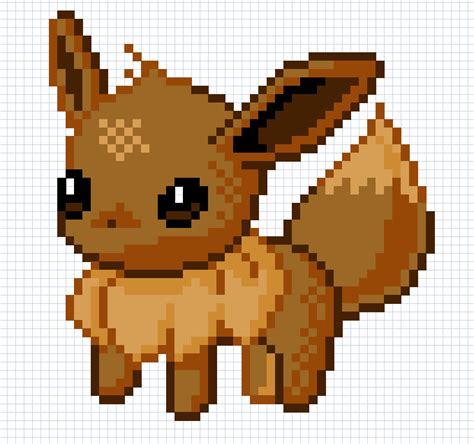 Eevee Pixel Pattern By H3LLoK66aren99 On DeviantArt