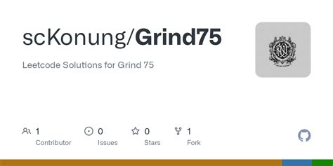GitHub - scKonung/Grind75: Leetcode Solutions for Grind 75