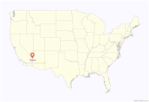 Map Of Topock Cdp Thong Thai Real