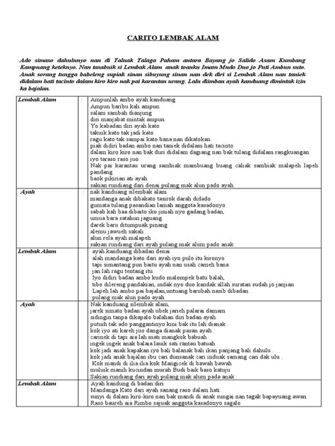 Carito Lembak Alam Pdf