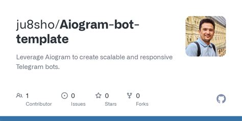 Github Ju8shoaiogram Bot Template Leverage Aiogram To Create Scalable And Responsive
