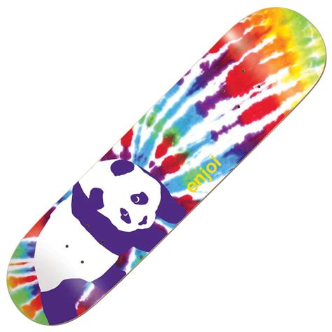 Enjoi Skateboards Panda Tie Dye V6 Skateboard Deck 8 125 Skateboards From Native Skate Store Uk