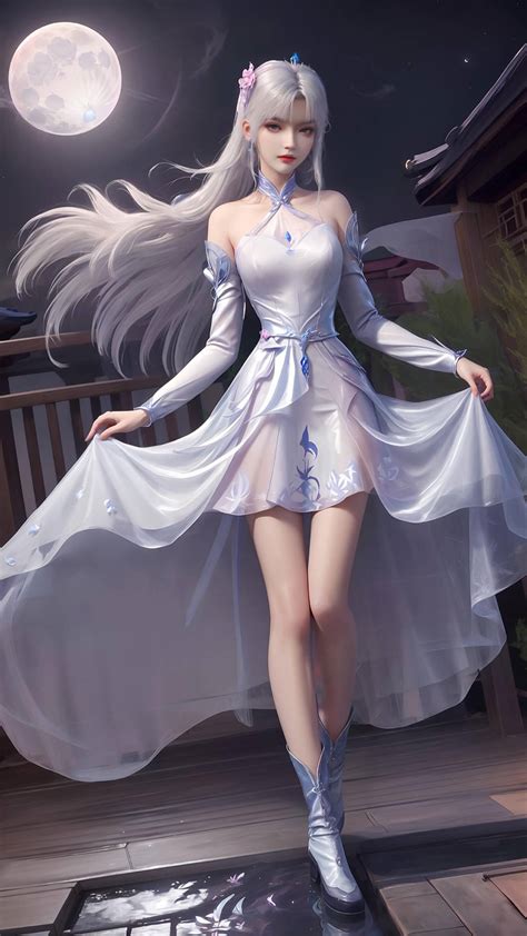 天毒女小医仙高清AI手机壁纸一袭白衣俊逸仙灵 搜狐大视野 搜狐新闻