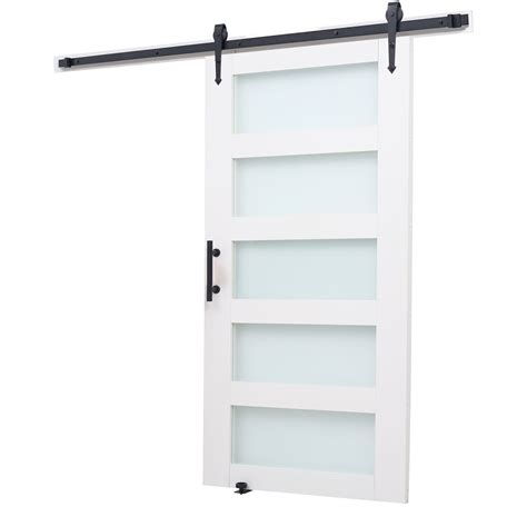 Vevor Sliding Barn Door And Kit 42 X 84 Inch Mdf Panel